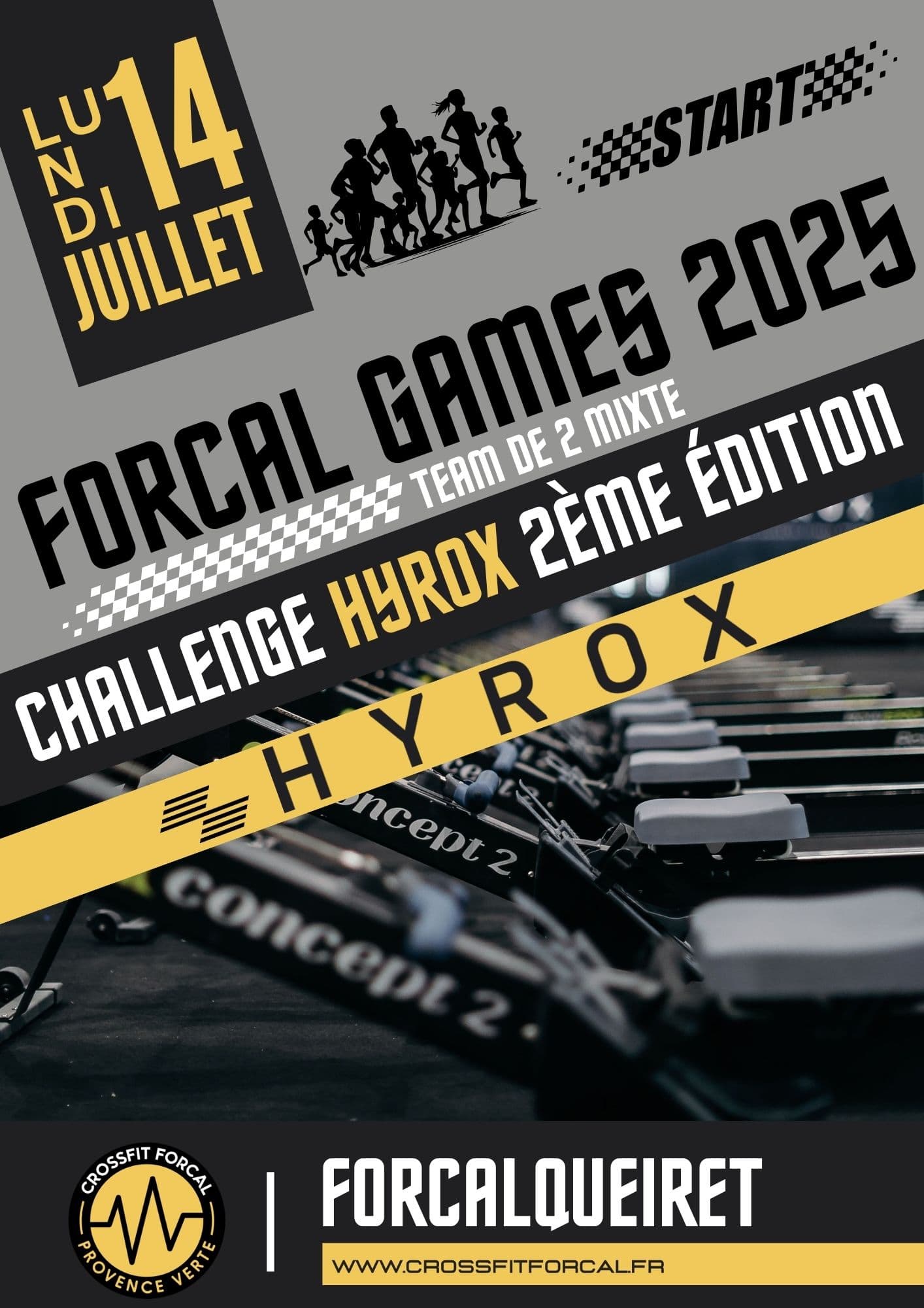 FORCAL GAMES HYROX 2025 – ÉDITION 2 - WOD Open